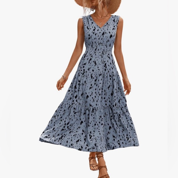 Verdusa | Dresses | Verdusa Womens A Line Sleeveless V Neck Dress ...